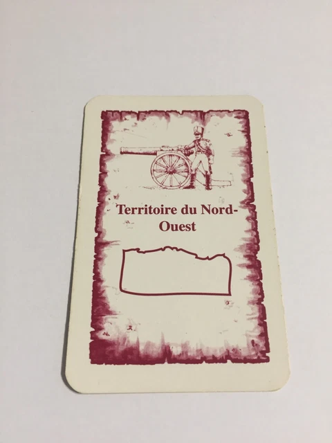 CARTE TERRITOIRE DU Nord-Ouest jeu Risk la conquête du monde Parker # ...