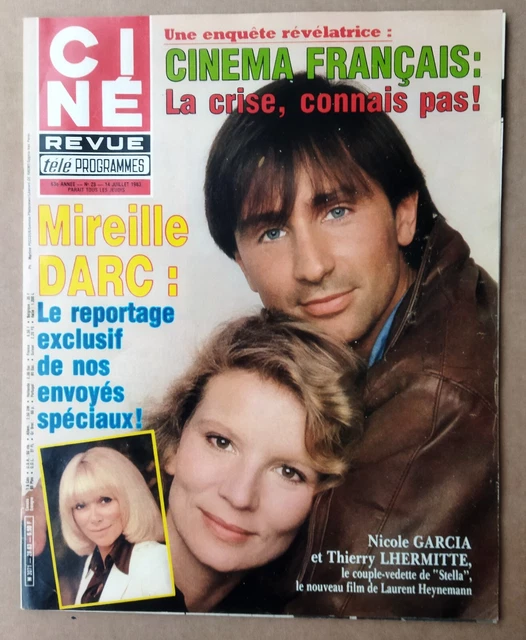 -- CINÉ TÉLÉ Revue (28). Mireille Darc -- Juillet 1983 EUR 5,00 ...