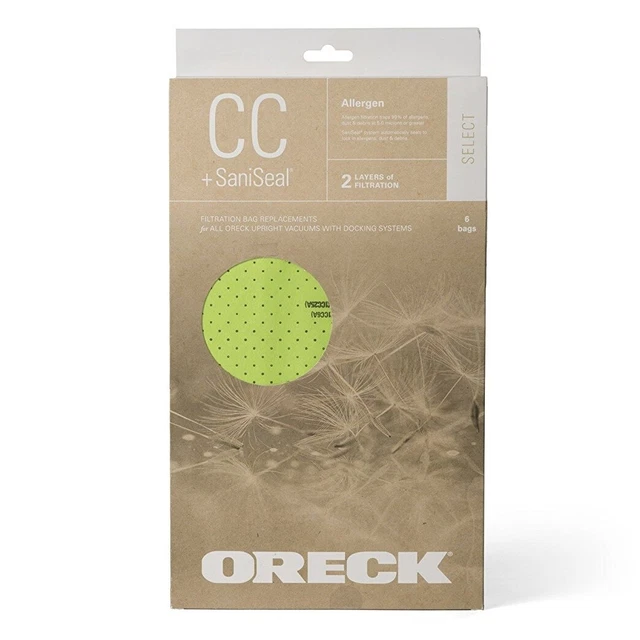 6 ORECK TYPE Cc CCPK8DW Aspirateur Poussière Celoc Sacs EUR 41,68 ...