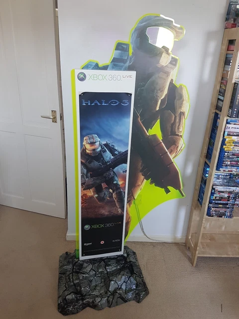 RARE HALO 3 store display standee. Master Chief. Bungie. Xbox 360 £98. ...