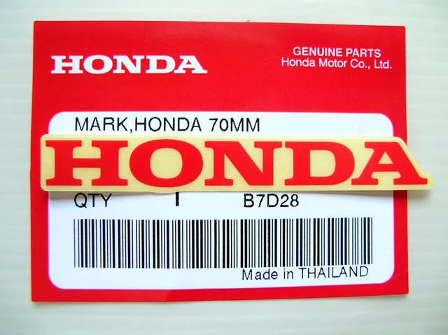 ORIGINAL HONDA AUFKLEBER-7CM-GOLD/TRANSP.-STICKER-WINDSHIELD-LOGO ...