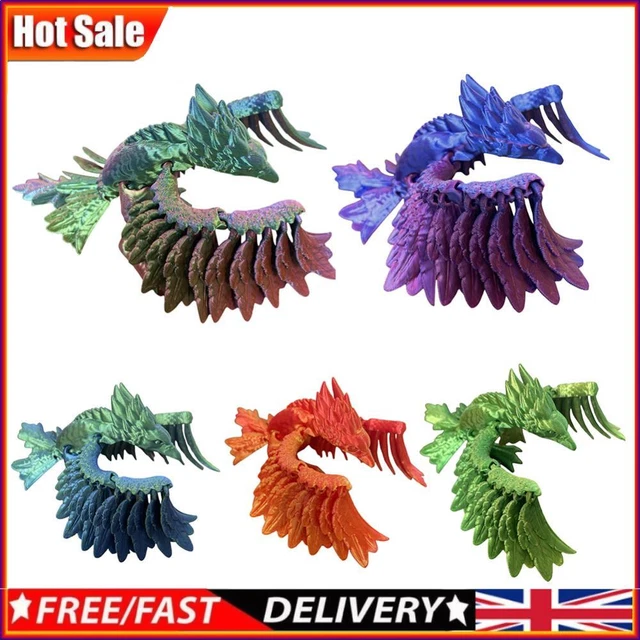 3D PRINTED ARTICULATED Phoenix Models with Wings Joint Mobility for ...