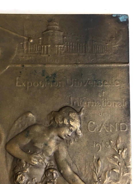 MÉDAILLE EXPOSITION UNIVERSELLE de Gand par René Grégoire 1913 EUR 40,00 - PicClick FR
