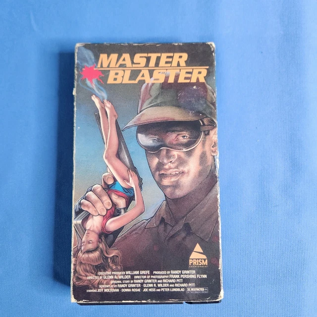 MASTER BLASTER 1987 Prism Video Rare VHS Tape Horror HTF OOP £32.68 ...