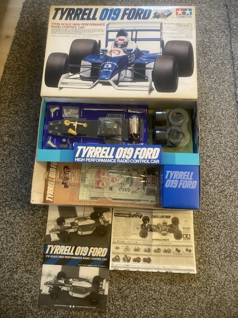 NEU UNGEBAUT 58090 Tyrrell 019 Ford Tamiya Vintage 1/10 RC F101 F-1 ...