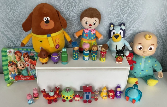 BUNDLE OF CBEEBIES Toy Figures & Soft Toys Bing Hey Duggee Teletubbies ...