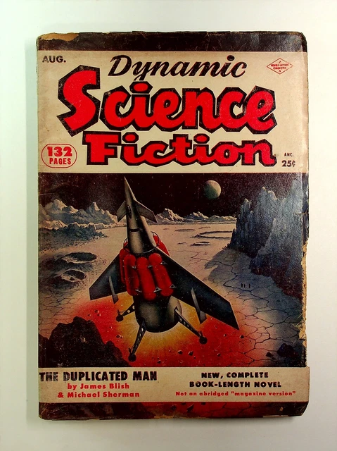 DYNAMIC SCIENCE FICTION Pulp agosto 1953 vol. 1 #4 GD bassa qualità EUR 5,11 - PicClick IT