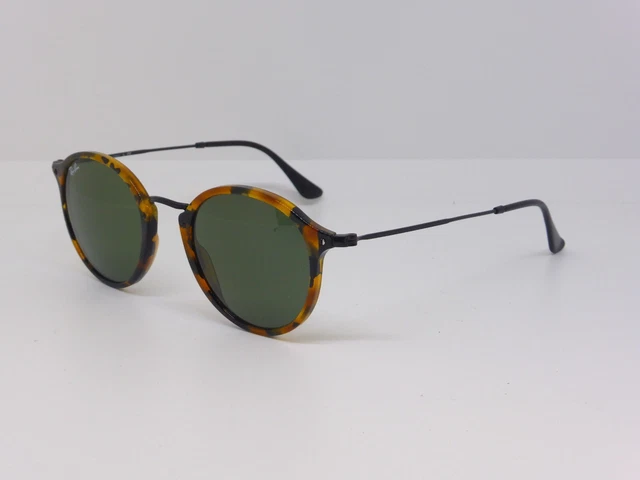 RAY-BAN ROUND FLECK RB 2447 1157 49 Havana w/Green G15 lens RayBan EUR ...