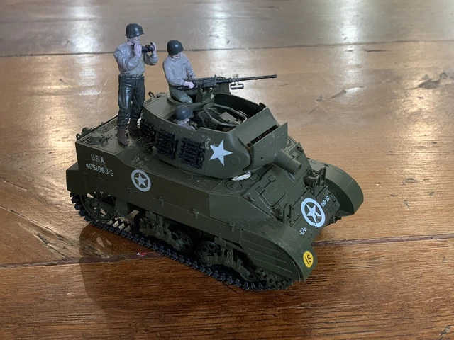 TAMIYA 1/35 SCALE Model Kit M8 Howitzer Motor Carriage With Figures ...