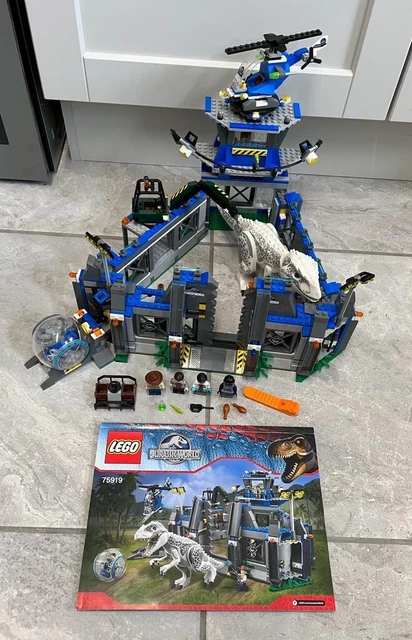 LEGO JURASSIC WORLD Indominus Rex Breakout Set 75919 Complete With ...