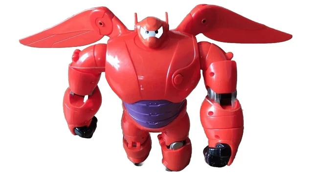 DISNEY BIG HERO 6 Baymax 12" Red Armor Poseable Figure 2014 £17.95 ...