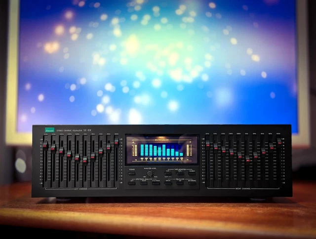 SANSUI SE-8X BLACK 🌈RaRe🌈 Vintage Stereo Graphic Equalizer $3,499.00 - PicClick CA