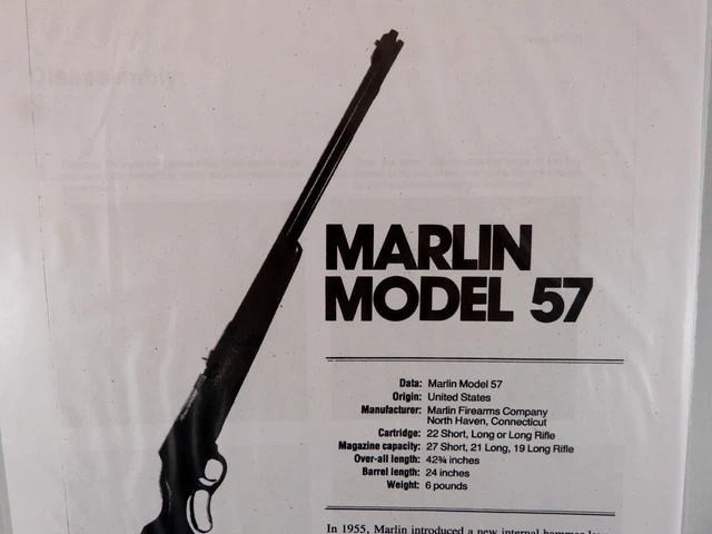 MARLIN MODEL 57 Rifle Break Down Instruction Kit $6.85 - PicClick CA