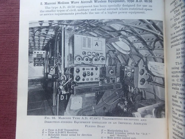 1940S RAF WW2 Aircraft Wireless Valve Equip Book Original Df Tracking ...