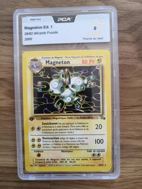 CARTE POKÉMON MAGNETON 1ère Edition - Wizards Fossile 26/62 - PCA 9 EUR 119,90 - PicClick FR