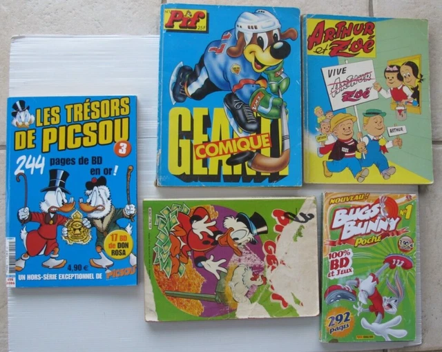 HS LES TRESORS De Picsou 3 Don Rosa + Lot Pif Arthur Zoe Bugs Bunny ...
