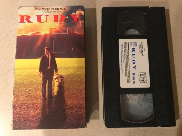 RUDY (VHS, 1994) Sean Astin, Charles S. Dutton £3.16 - PicClick UK