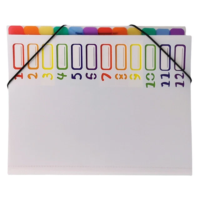 MULTI-USE FILE FOLDER Multi-layer Desktop Organizer Document Holder $37 ...