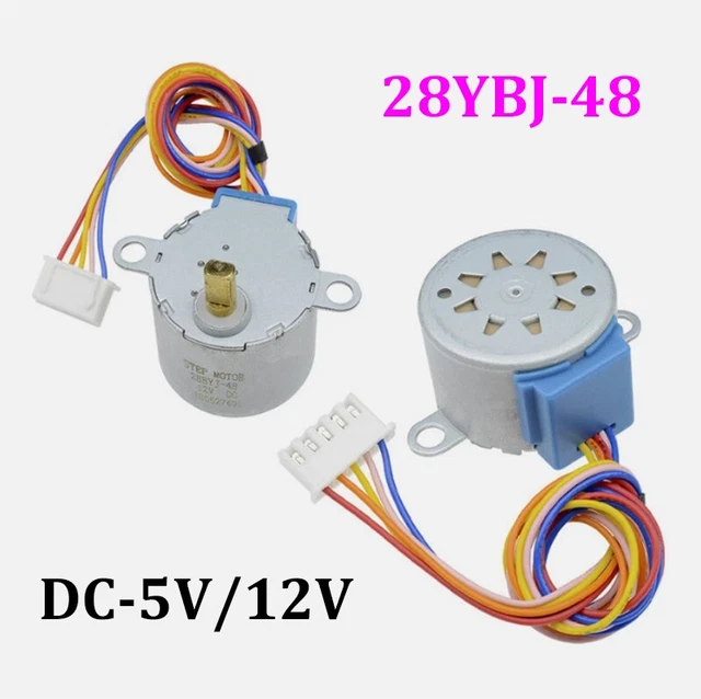 28BYJ-48 VALVE GEAR Stepper Motor DC 5V 12V 4 Phase Step Stepping Motor ...