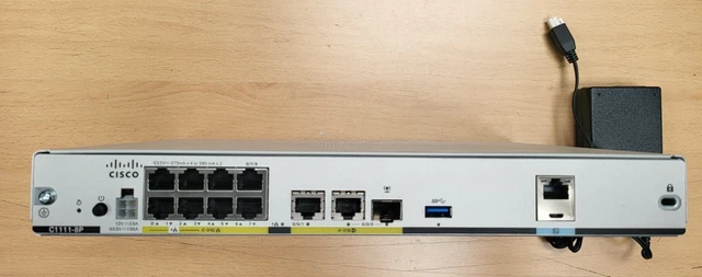 CISCO ISR 1111-8P router avec Zone-based firewall et alimentation EUR ...