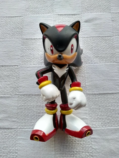 SONIC THE HEDGEHOG Shadow Figure Toy Sonic X Rare Vintage Official Sega ...