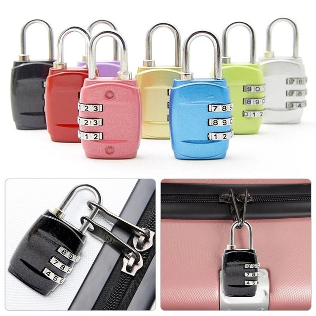 WINDOW DOOR COMBINATION Padlock 3-digit Number Password Lock Padlock ...
