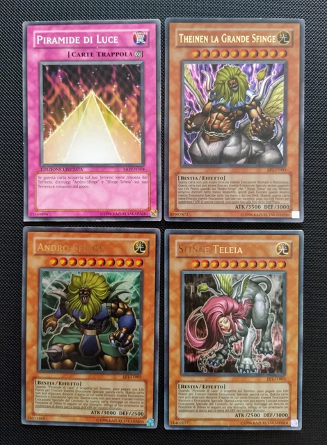 YU-GI-OH! SET PIRAMIDE di Luce MOV + Theinen La Grande Sfinge, Andro ...