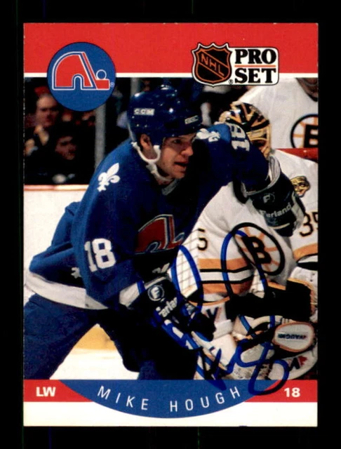 1990-91 PRO SET #247 Mike Hough AUTOGRAPHIÉ !!! Maple Leafs 544133 EUR ...