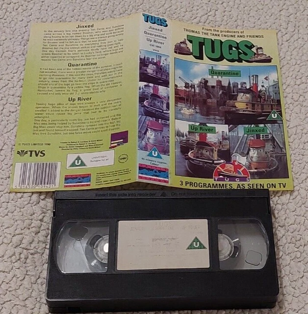 TUGS QUARANTINE, UP River, Jinxed VHS CASTLE Video Children's TV RARE £ ...