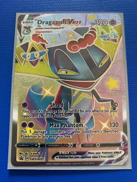 POKÉMON DRAGAPULT VMAX SWSH097 | 1 CARD + FREE PROTECTOR K14 $29.99 ...