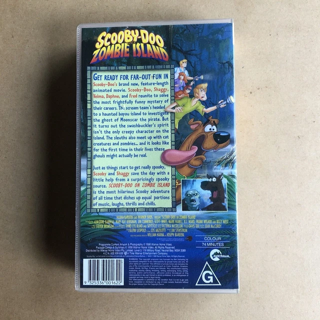 SCOOBY DOO ZOMBIE Island Kids Family Cartoon Network TV Series VHS ...