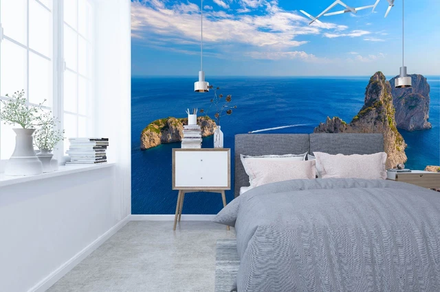 3D BEAUTIFUL CAPRI A7713 Wallpaper Wall Mural Self-adhesive Marco ...