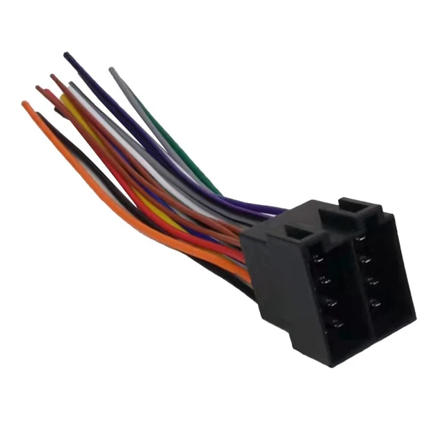 ADAPTER MALE ISO Connector Plug High Universality Fitment Radio Cable ...