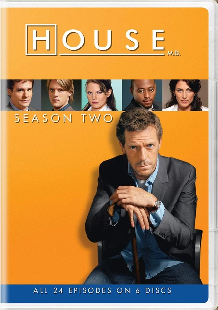 HOUSE: SEASON TWO (DVD) Robert Sean Leonard Lisa Edelstein Hugh Laurie ...