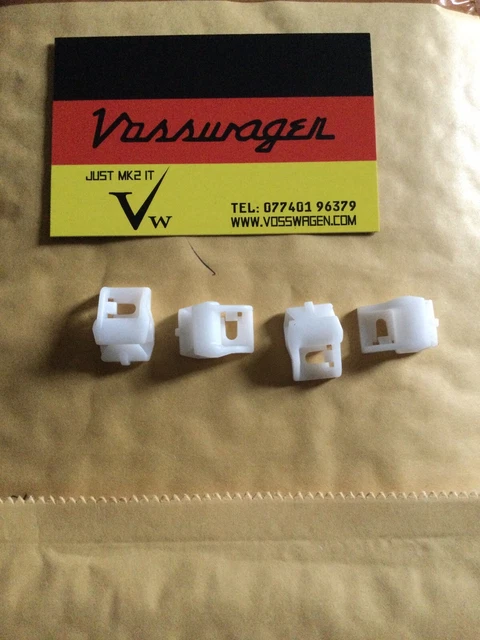 VW GOLF JETTA MK2 MK3 CORRADO VENTO REAR AXLE BRAKE LINE PIPE CLIPS ...