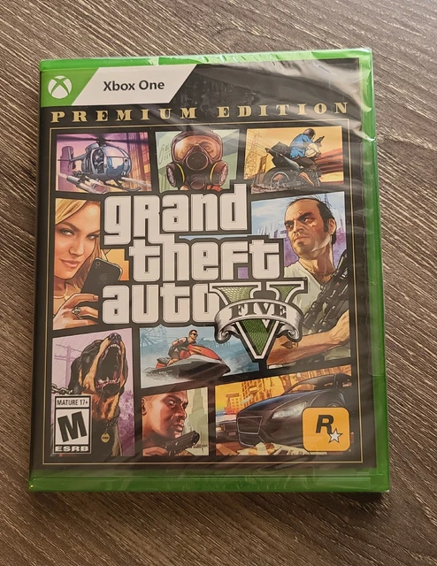 GRAND THEFT AUTO V Premium Edition GTA 5 Xbox One boîte d'origine scellée non ouverte EUR 19,84 ...