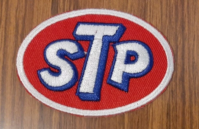 STP MOTOR OIL sew or Iron On Patch, Motoring Lubricants logo, cloth ...
