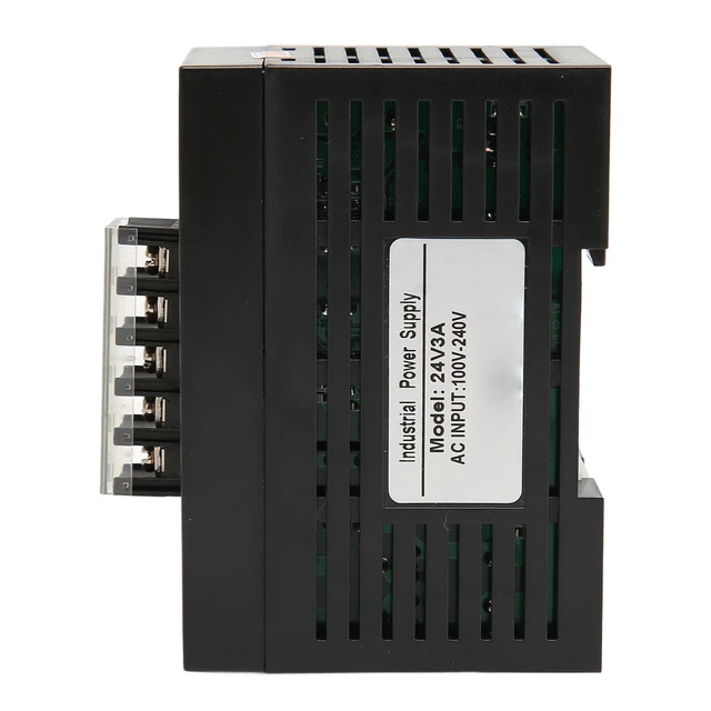 75W 24VDC 3A Industrial DIN Rail Power Supply Full Protection Rail ...