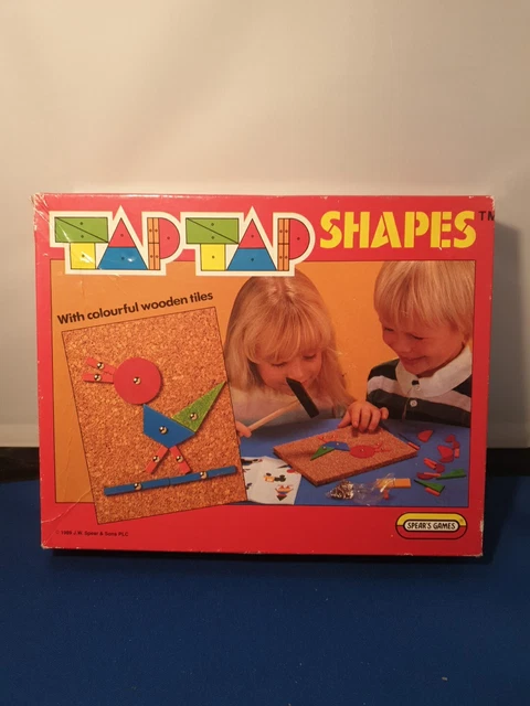 VINTAGE TAP TAP Game Spears 1989 Shapes Game Vgc £8.99 - PicClick UK