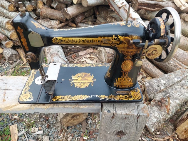 SINGER VINTAGE TREADLE Sewing Machine 1910 G3049145 $85.00 - PicClick CA