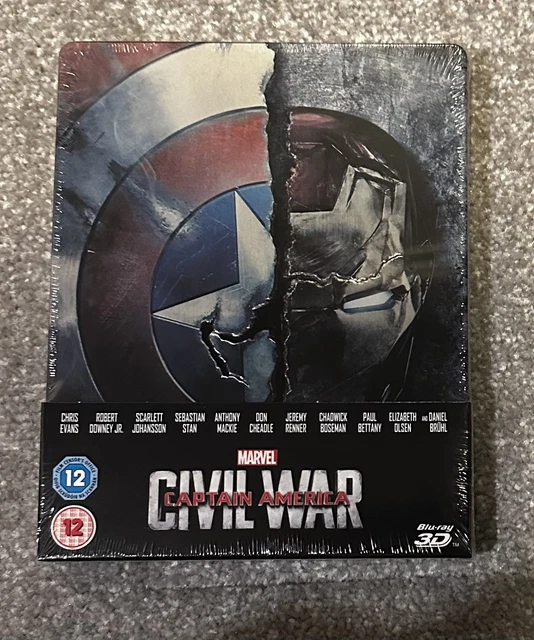 CAPTAIN AMERICA CIVIL War 3D/2D Blu-Ray Steelbook New Sealed £31.89 ...