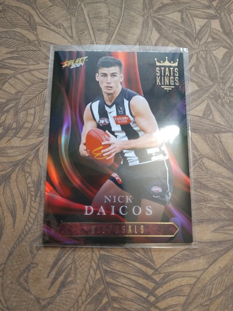 AFL SELECT 2024 Stat King Card Collingwood Magpies Nick Daicos $2.00 ...
