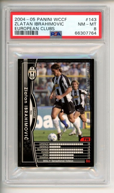 PSA 8 JAPONAIS Zlatan Ibrahimovic Euro Club Juventus Panini Wccf 143 2004-05 183 EUR 0,92 ...
