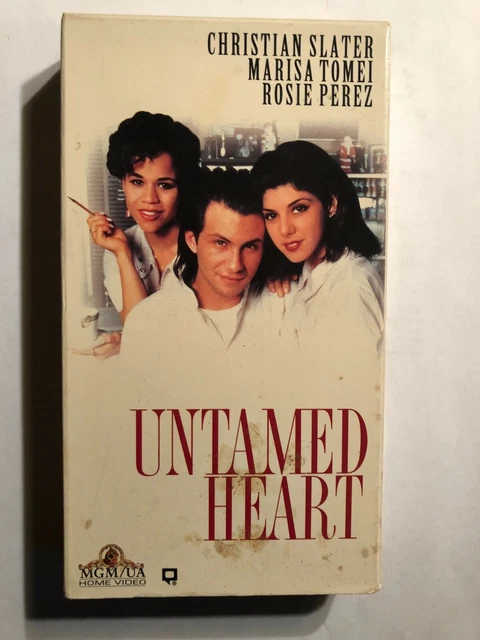 UNTAMED HEART VHS Christian Slater, Marisa Tomei 1993 Mgm/Ua Love Story ...