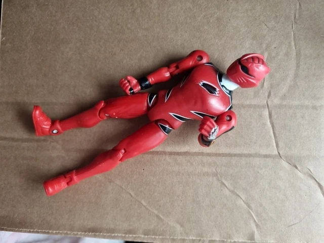 2007 POWER RANGERS Jungle Fury Tiger Red Ranger 6" shock sensor sound ...