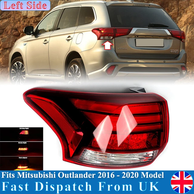 FOR 16-20 MITSUBISHI Outlander MK3 Rear Outer Tail Light Stop Lamp Left ...