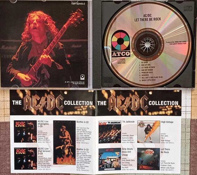 AC/DC - LET There Be Rock Cd Remastered 1999 Atco Europe The Ac/Dc ...