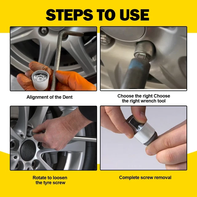 FOR AUDI SECURITY Master 1x Locking Wheel Nut Bolt Key Socket A6 810 L ...