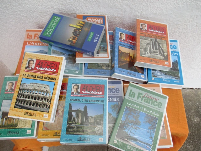 LOT DE 15 cassettes VHS france et differents pays EUR 16,00 - PicClick FR