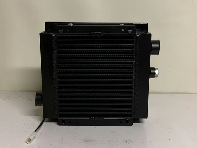 PRIME 120L/MIN HEAVY Duty Hydraulic Oil Cooler Spal 12V Push Fan ECO07 ...